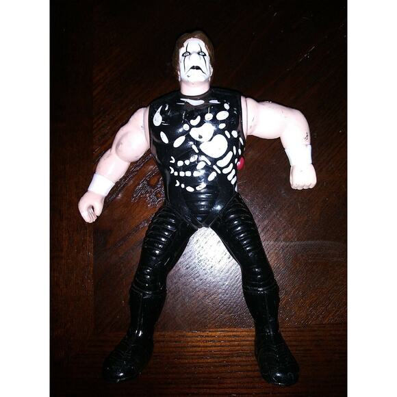 Original San Francisco Toymakers | Toys | Vintage 997 Sting Wcw Monday Nitro Vibrating Wrestling ...